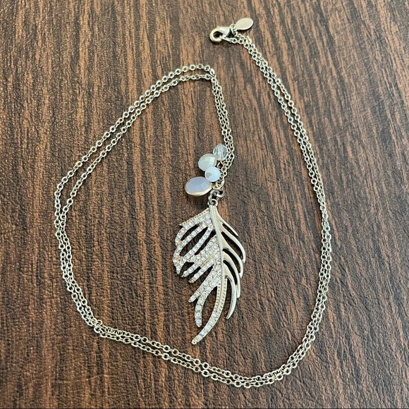 Express | Jewelry | 425 Express Long Feather Necklace | Poshmark